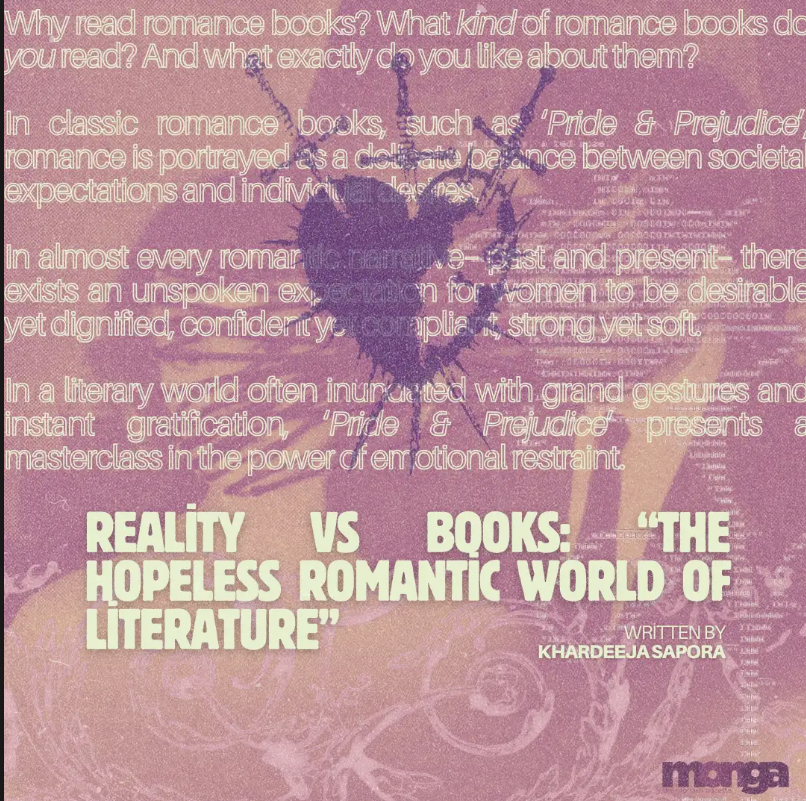 Reality vs Books: “The Hopeless Romantic World of Literature”